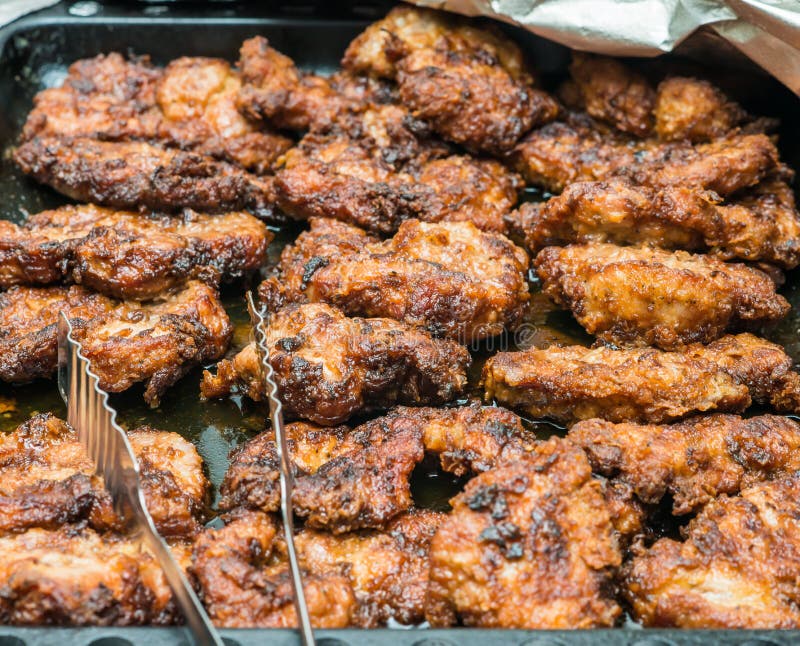 The meat in the pan stock image. Image of plate, nutrition - 28507419