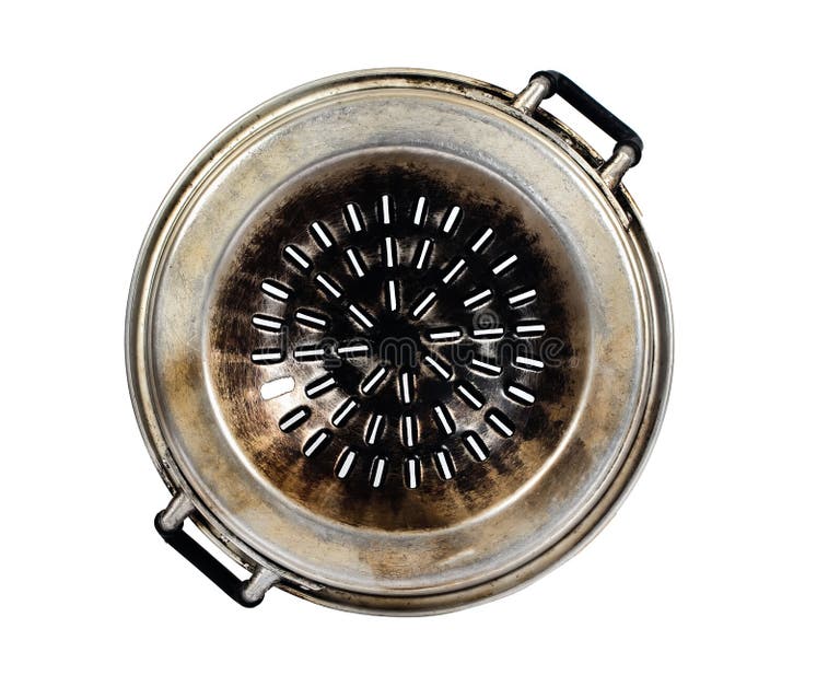 Meat Pan or MooKata Pan Use for Grill Stock Photo - Image of iron ...