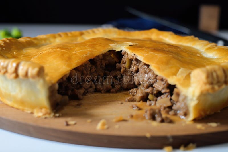 Meat Pie with Flaky Pastry and Oozing Chunks of Tender Beef Stock ...