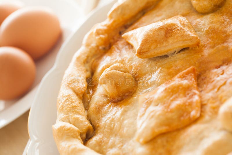 Meat pie stock image. Image of knife, steak, meal, homemade - 32954669