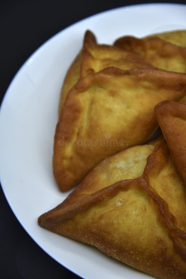 Meat Pies on a White Plate. Belyashi Stock Photo - Image of traditional ...