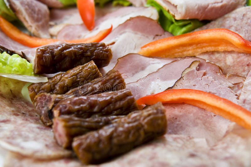 Meat plate stock image. Image of delicious, closeup, cook - 11707665