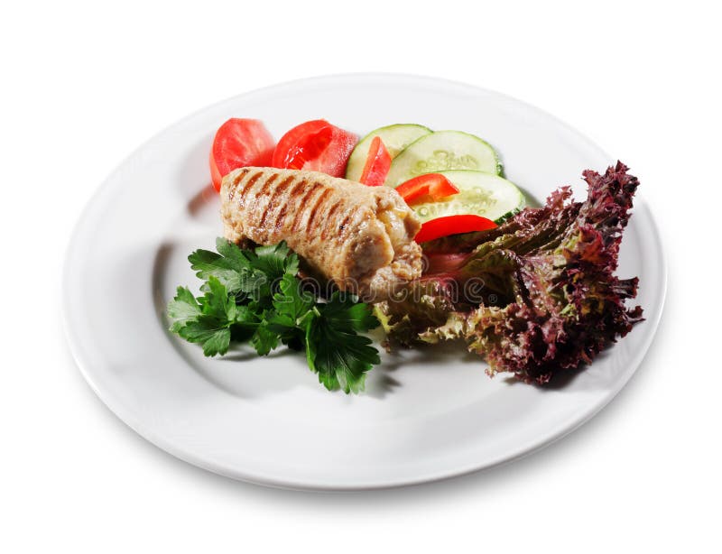 Meat Plate stock image. Image of barbecue, meat, bamboo - 7680977