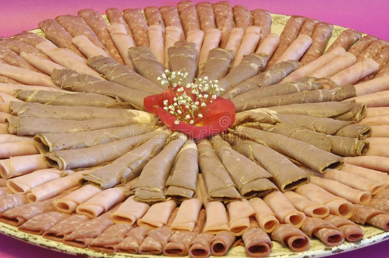 Meat platter stock photo. Image of tasty, meal, kitchen - 89458
