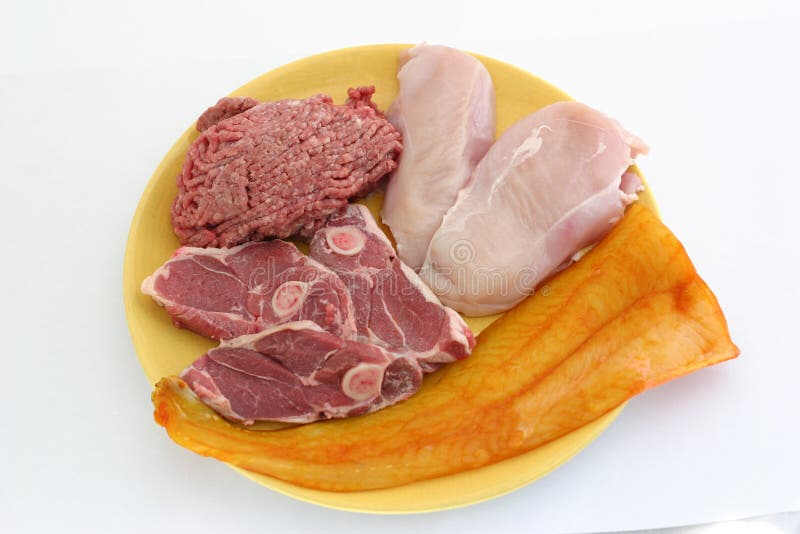 Meat platter stock photo. Image of tasty, meal, kitchen - 89458
