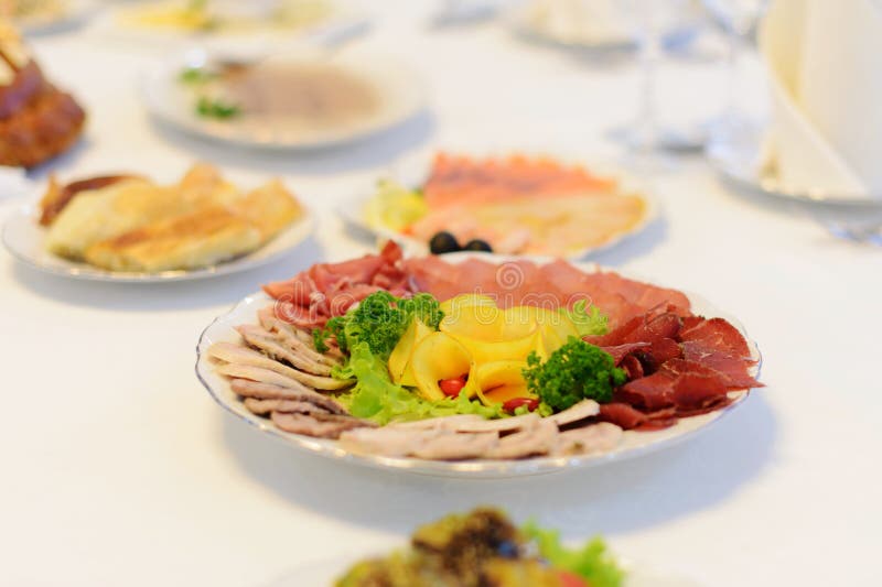 Meat Platter stock photo. Image of meat, decoration, dinner - 36932718