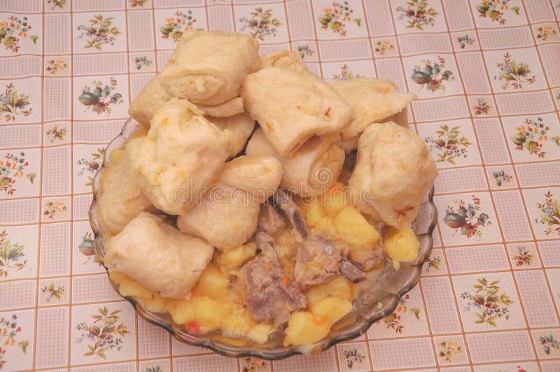 Meat and Potato German Strudel Stock Photo - Image of favourite, dough ...