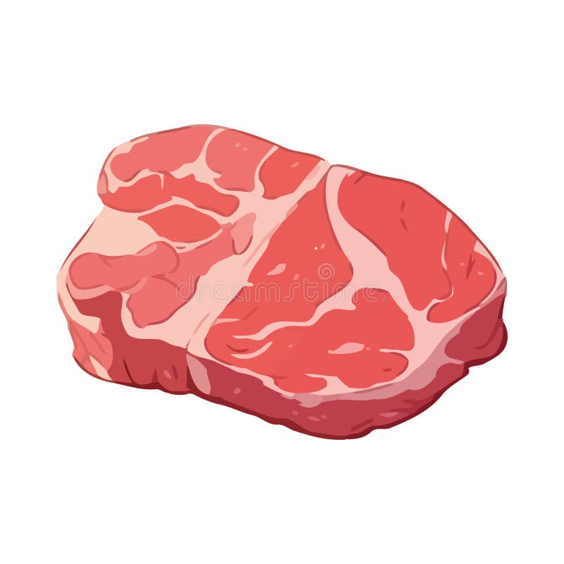 Meat product mutton stock vector. Illustration of isolation - 298420807