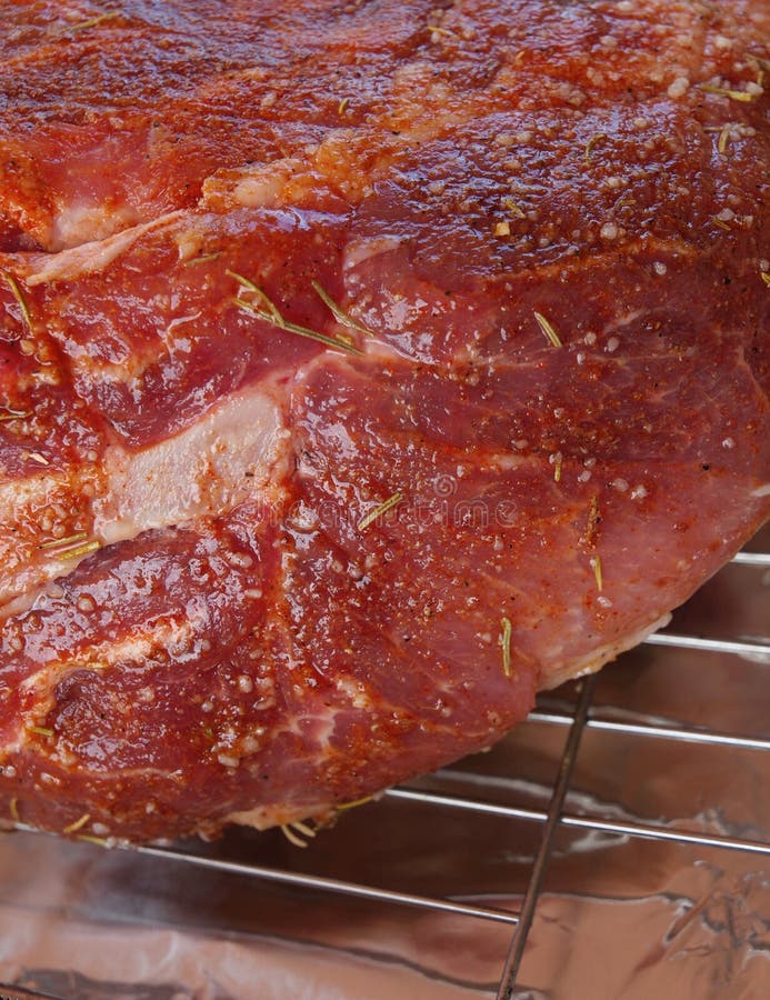 Meat on a rack stock image. Image of brine, rack, food - 33200101