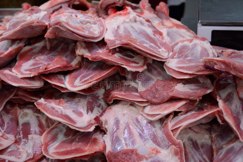 Meat stock image. Image of pile, scales, meat, mutton - 42051177