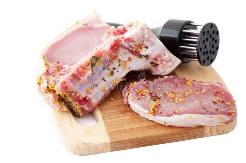 Meat ready for cooking stock image. Image of domestic - 65907423