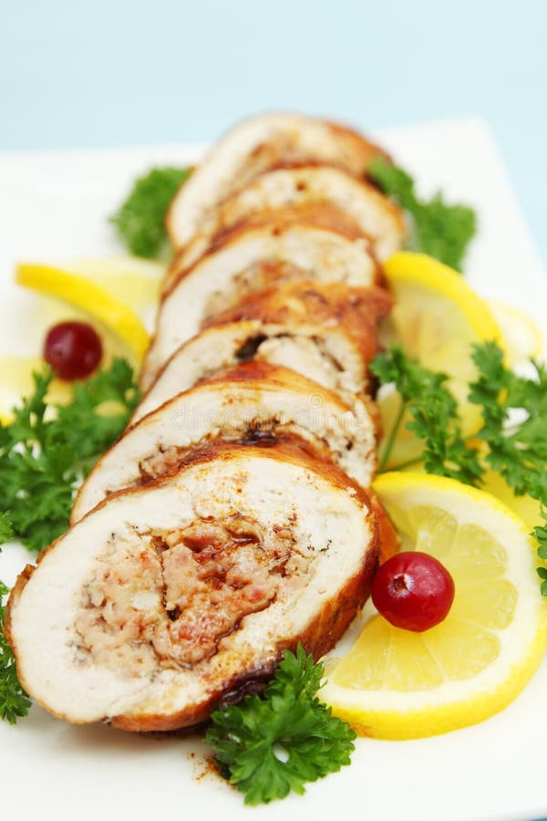 Meat roll stock photo. Image of green, lunch, celebration - 23721948