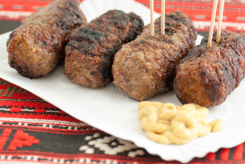 Mititei Or Mici, Typical Romanian Food Stock Image - Image of closeup ...