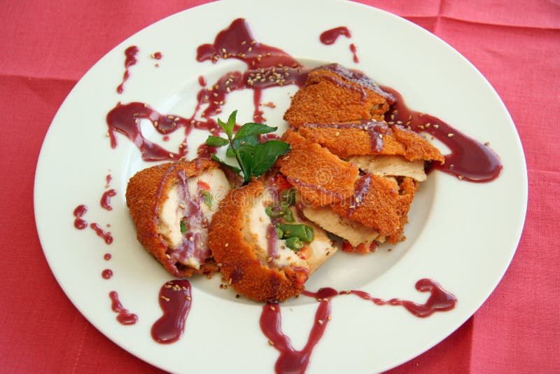 Meat roulette stock photo. Image of restaurant, cookery - 7622778