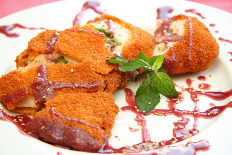 Meat roulette stock photo. Image of restaurant, cookery - 7622778