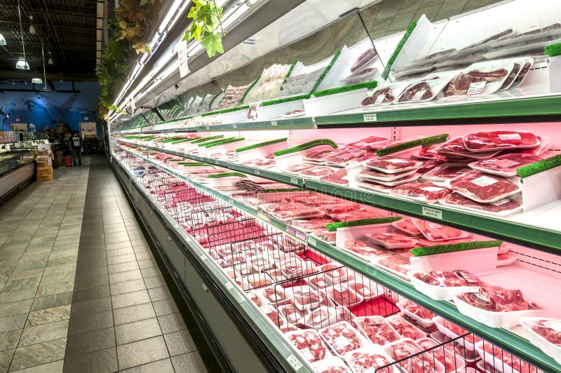 Meat section editorial stock image. Image of market, selection - 43481739