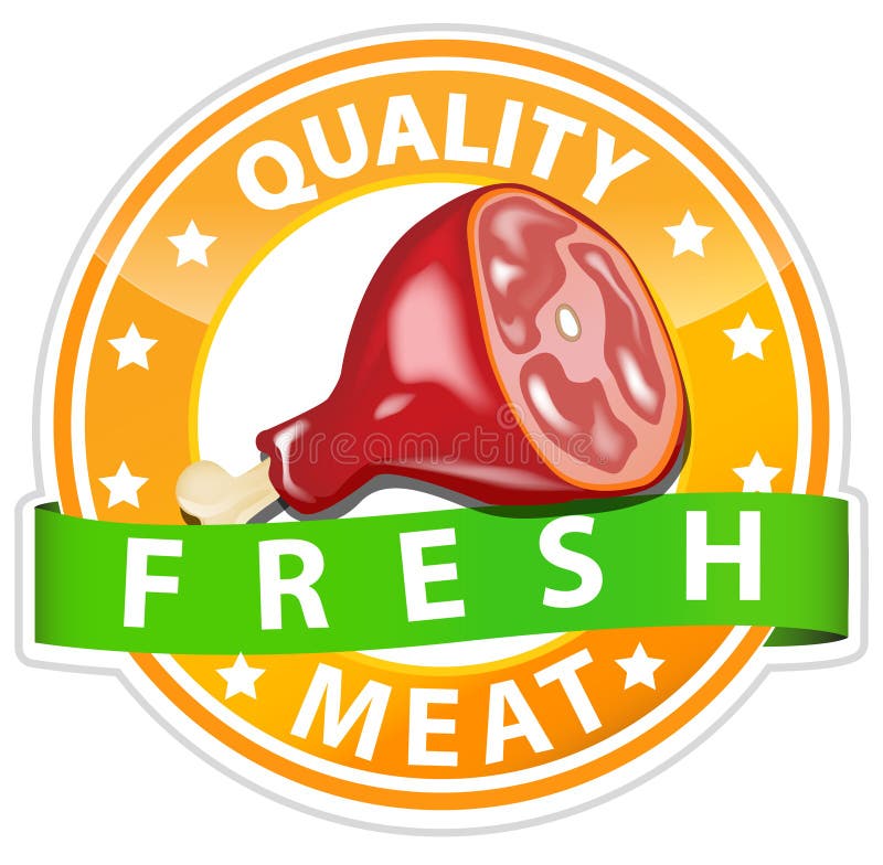 Meat Sign Board stock vector. Illustration of assorted - 8010724