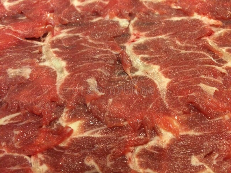 Meat slice stock image. Image of full, fresh, plate, slice - 52098435