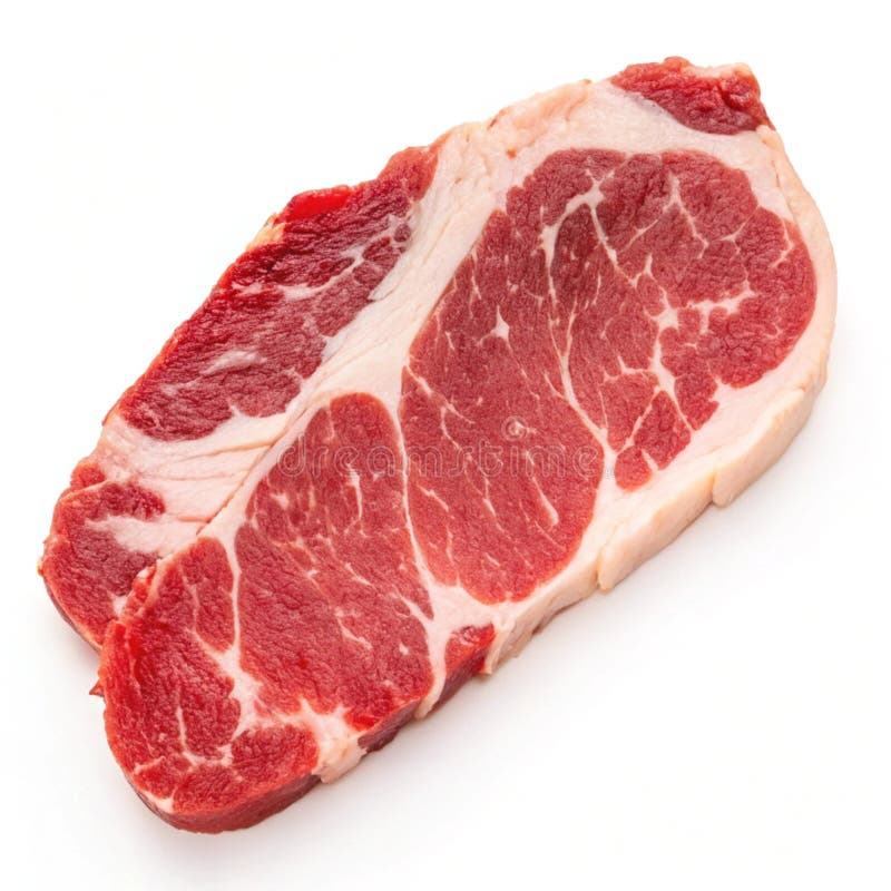 Meat Slice Isolated on Transparent Background Stock Illustration ...