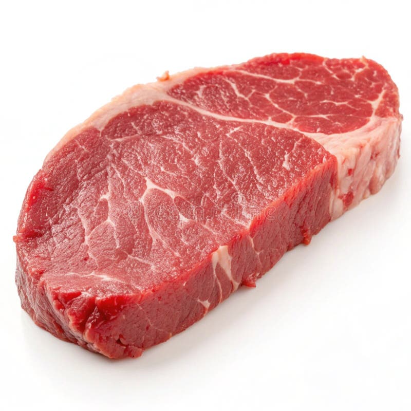 Meat Slice Isolated on Transparent Background Stock Illustration ...