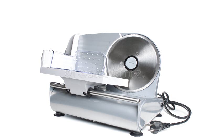 Meat Slicing Machine Professional Equipment Stock Photo - Image of ...