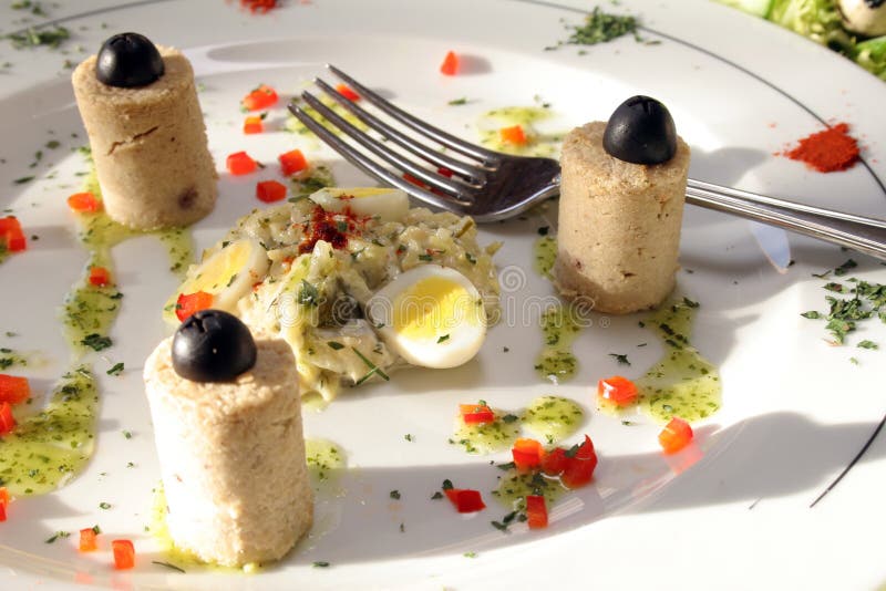 Meat Snack stock image. Image of plate, olive, party, caloric - 1799903