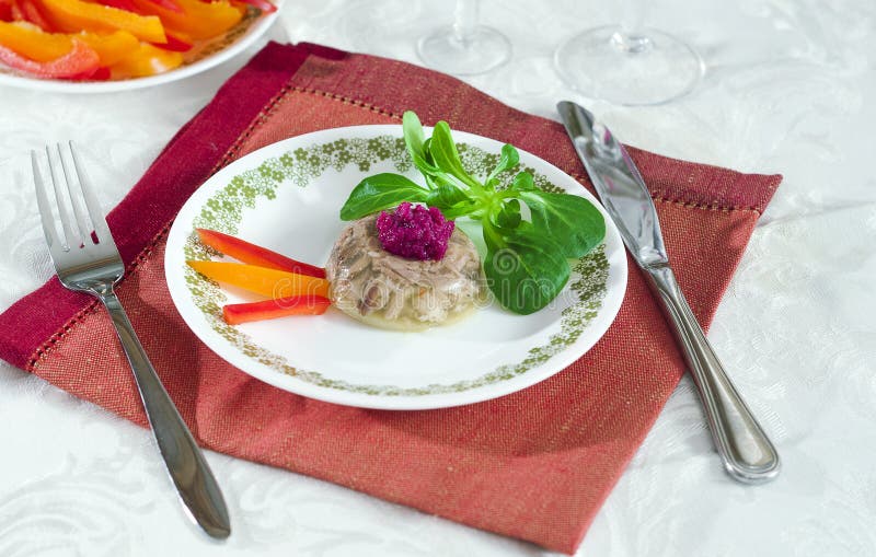 Meat snack stock photo. Image of galantine, celebration - 29243158