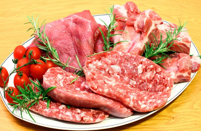 Meat stock photo. Image of butchery, kitchen, vegetable - 34679698