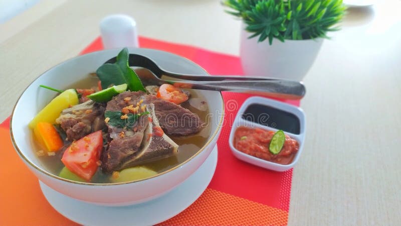 Meat Soup. Asian Specialties Stock Image - Image of brunch, food: 231539057