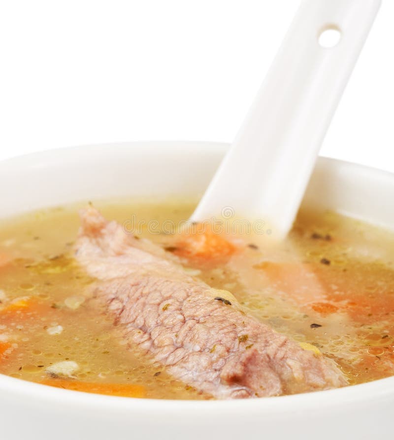Meat soup stock image. Image of cooking, carrot, appetizer - 38109557
