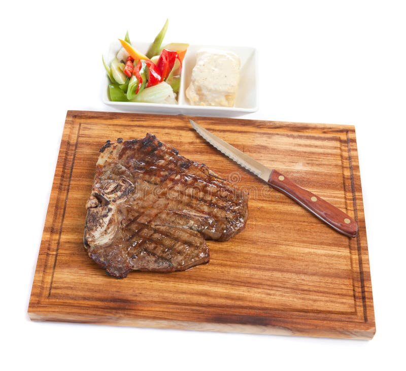 Flying Raw Beef Steaks, with Herbs, Oil and Spices with Grill Pan and ...