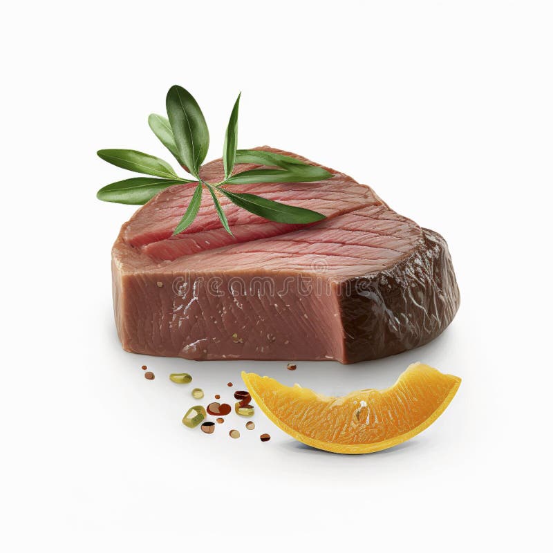 Meat Steak Isolate. Created with Generative Ai Technology Stock Image ...