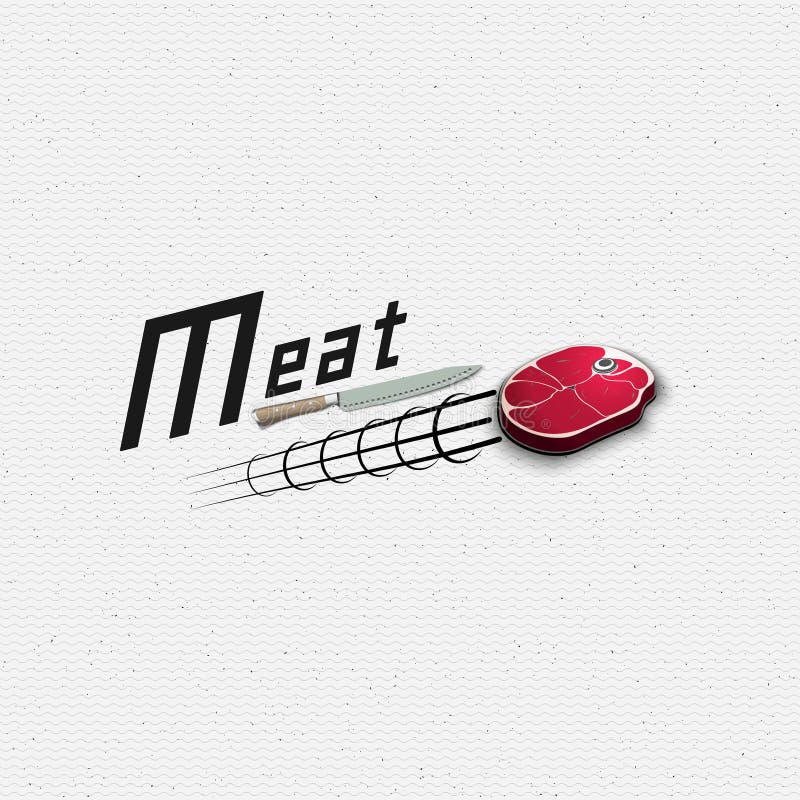 Meat Store Badges Logos and Labels for Any Use Stock Vector ...