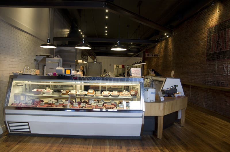 Meat store editorial stock image. Image of lamp, food - 50685699