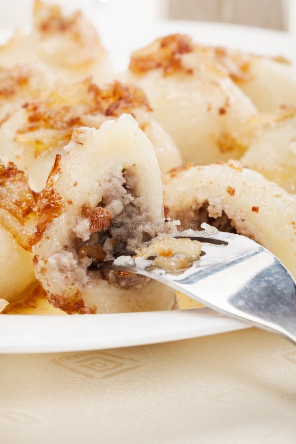 Meat stuffed dumplings stock photo. Image of sausage - 35807726