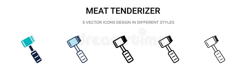 Meat Tenderizer Stock Illustrations – 443 Meat Tenderizer Stock ...