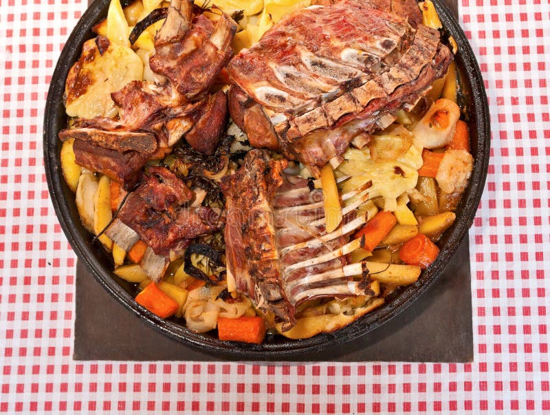 Meat under a bell stock image. Image of tasteful, recipe - 20112025