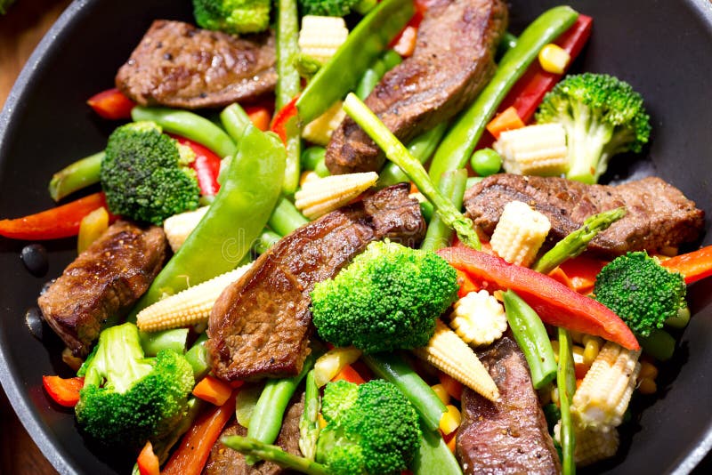 Meat with vegetable stock image. Image of vegetable, fresh - 61795289