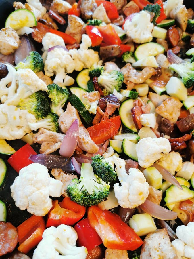 Meat and Vegetable Prepared for Party Grill Stock Photo - Image of meal ...