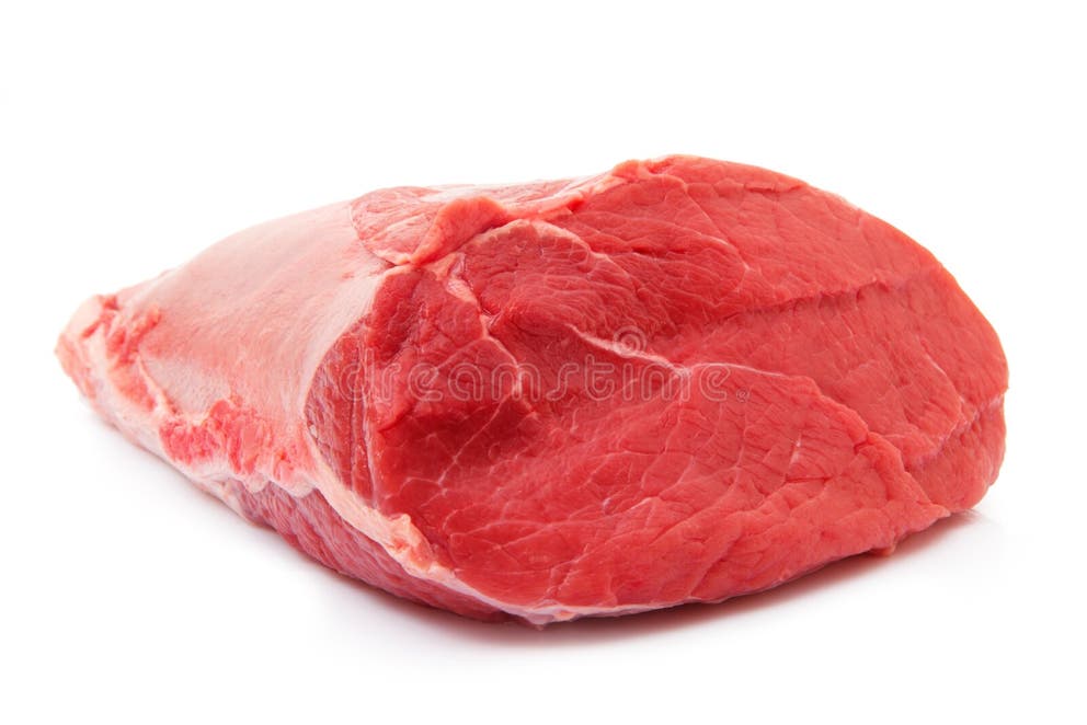 Meat on white backgrouind stock image. Image of meat - 104069007