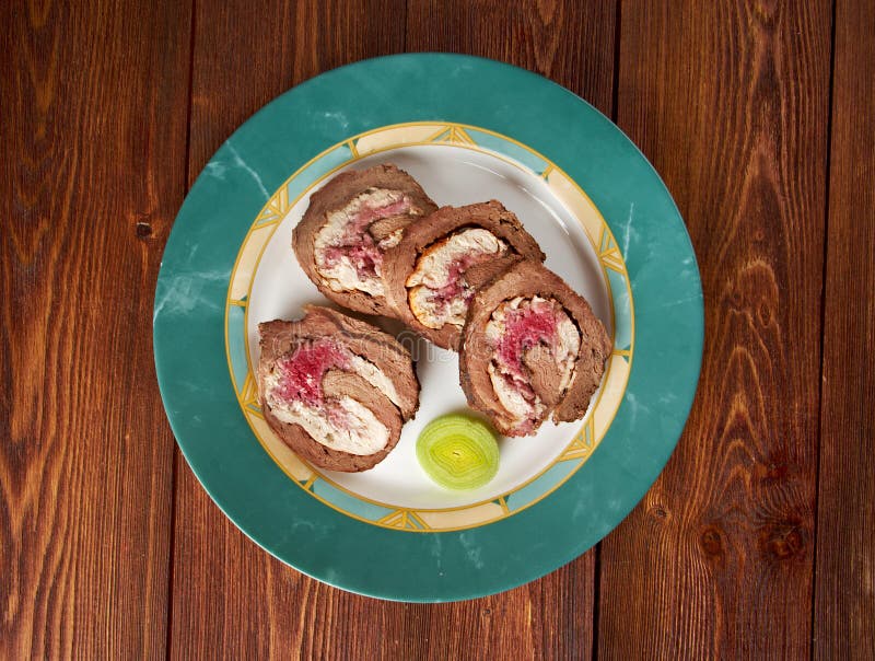 Meat wrapped rolls stock photo. Image of delicious, barbecue - 39919092