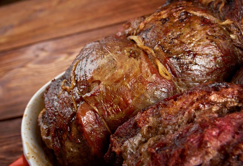 Meat wrapped rolls stock image. Image of steam, snack - 40032681