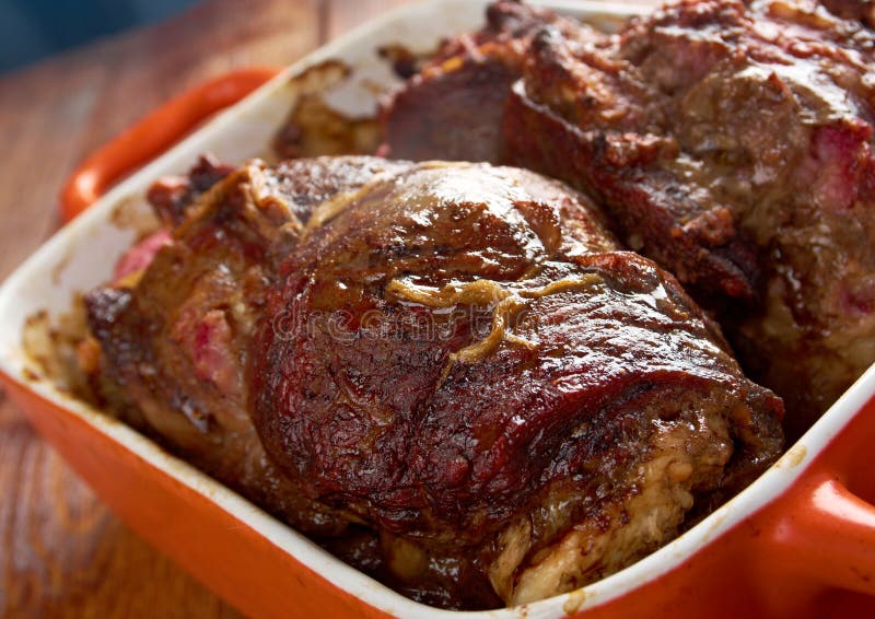 Meat wrapped rolls stock image. Image of barbecue, stuff - 40566877