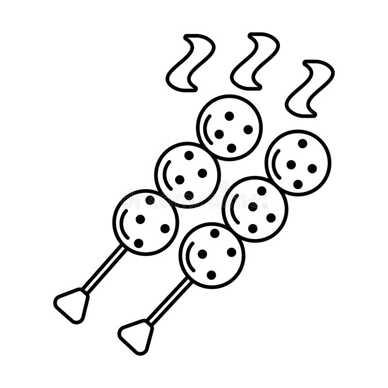 Meatball icon vector stock illustration. Illustration of vector - 331233534