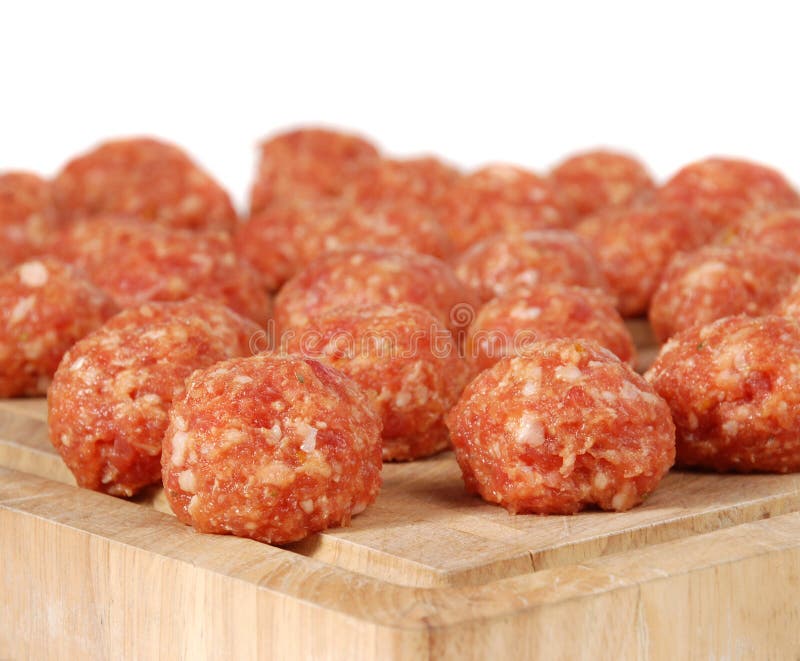 Meatball stock image. Image of twisted, meat, fresh, cooking - 7908625