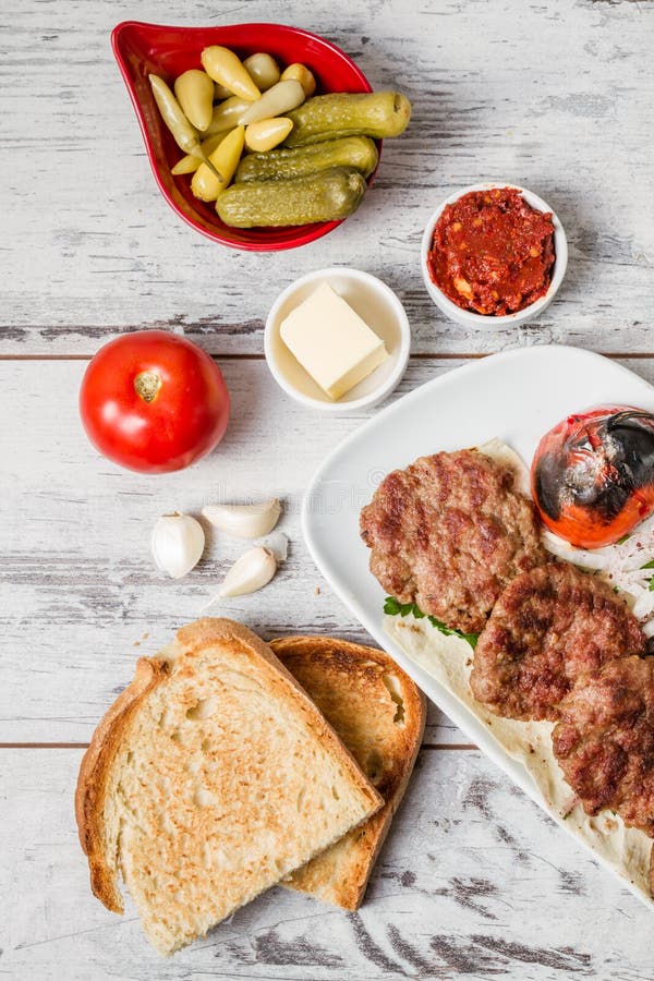 Meatball Plate Cooked and Served Stock Photo - Image of gourmet, cooked ...