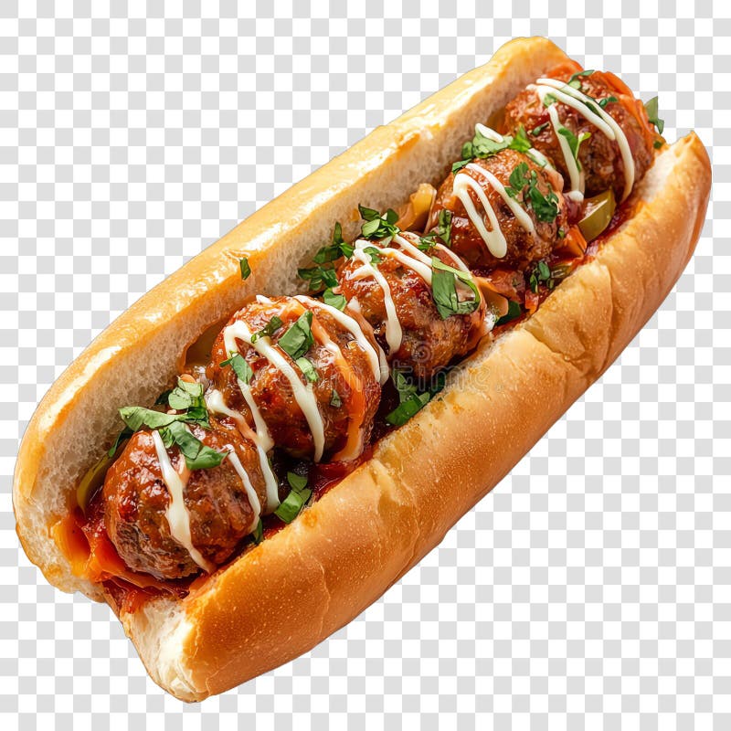 Meatball Sub stock photo. Illustration of green, meat - 341482746