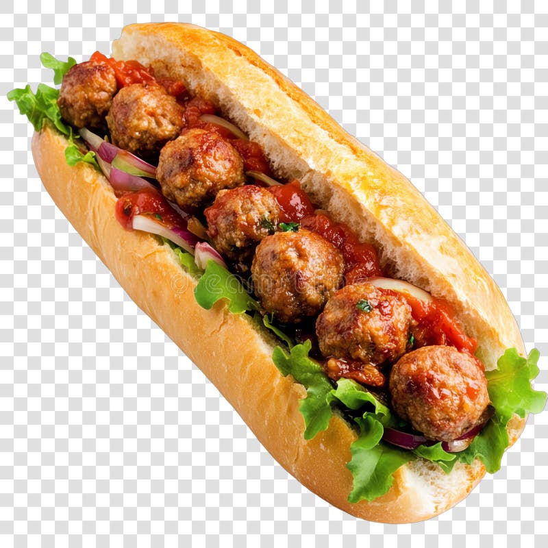 Meatball Sub stock image. Illustration of lunch, meat - 341524811