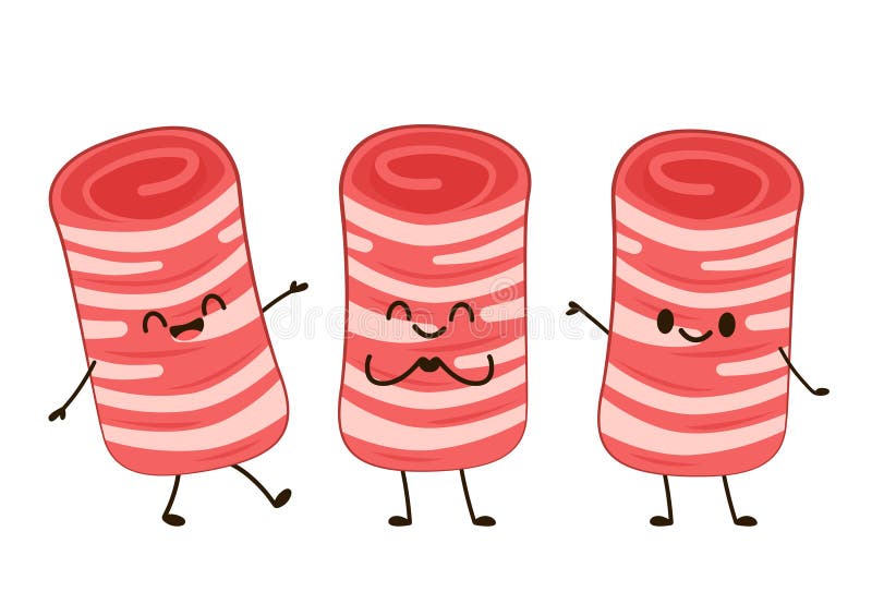 Raw Beef Slice for Hot Pot,chinese Food. Stock Vector - Illustration of ...