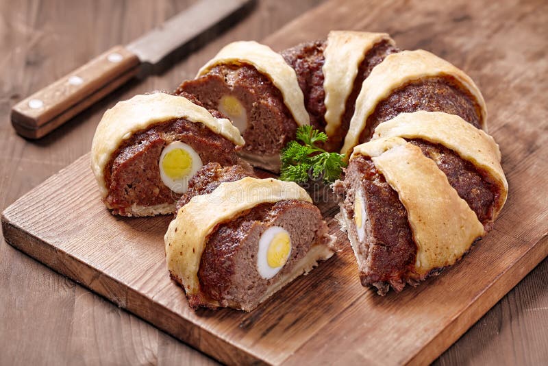 Meatloaf ring stock image. Image of snacks, dinner, meat - 49480573